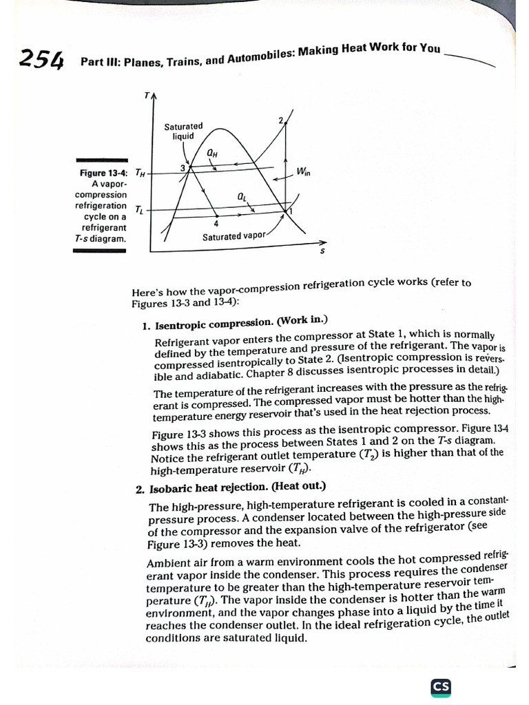 Vapor Compression Cycle | PDF