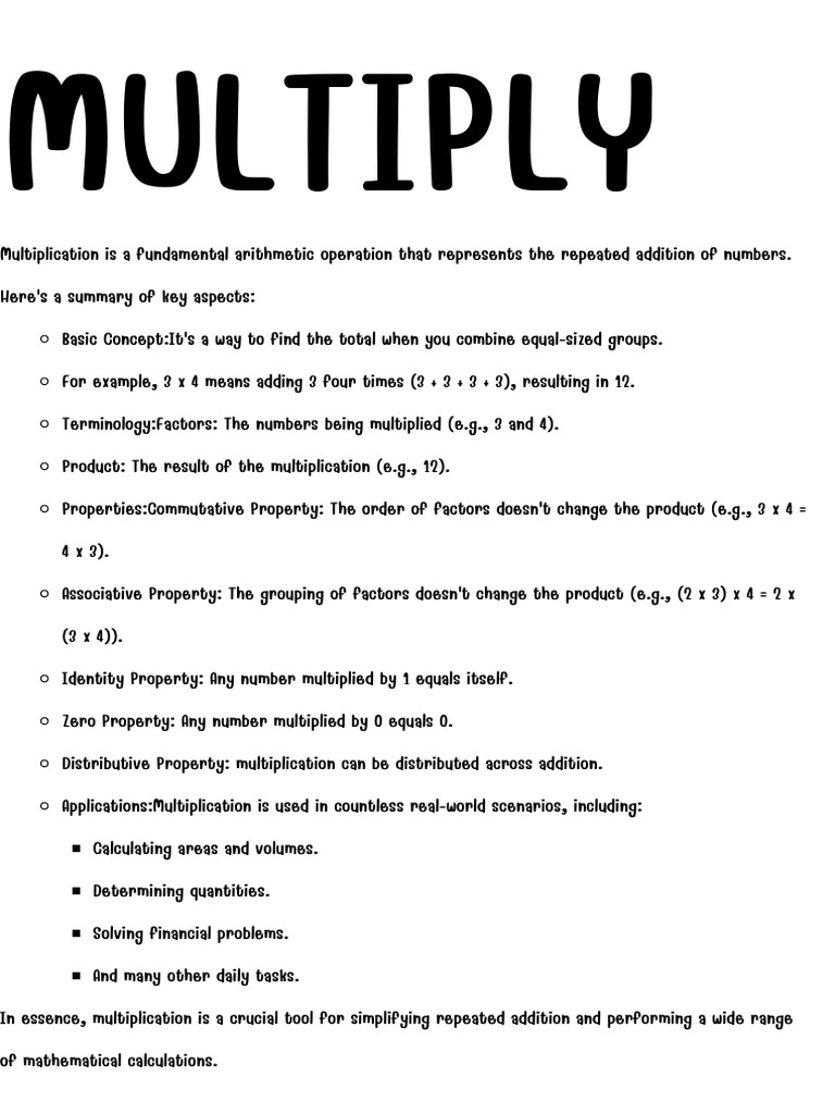 MULTIPLY | PDF
