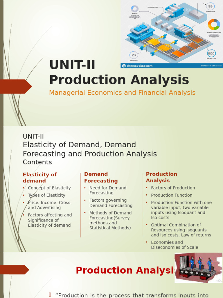 MEFA UNIT-II Part-1 | PDF | Production Function | Business MEFA UNIT-II Part-1 | PDF | Production Function | Business
