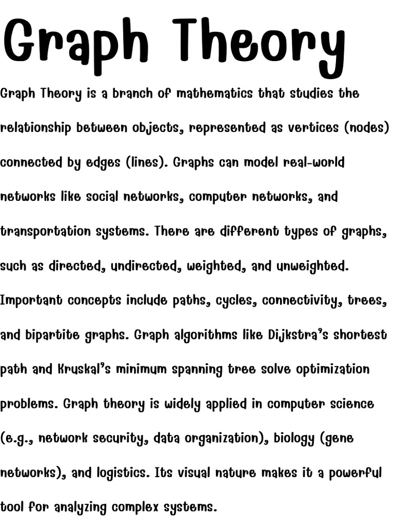 Introduction to Graph Theory Concepts | PDF