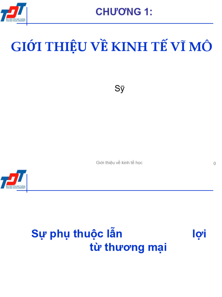 Chuong 1 - Gioi Thieu Kinh Te Hoc (Tiep Theo) | PDF