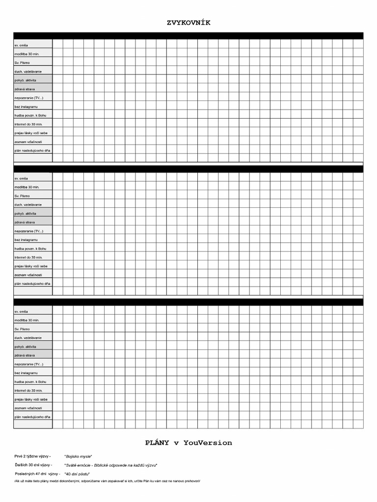 Zenska Postna Vyzva | PDF