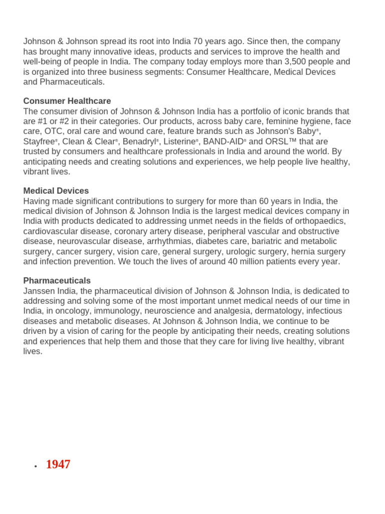 Johnson | PDF | Pharmaceutical Industry | Clinical Trial