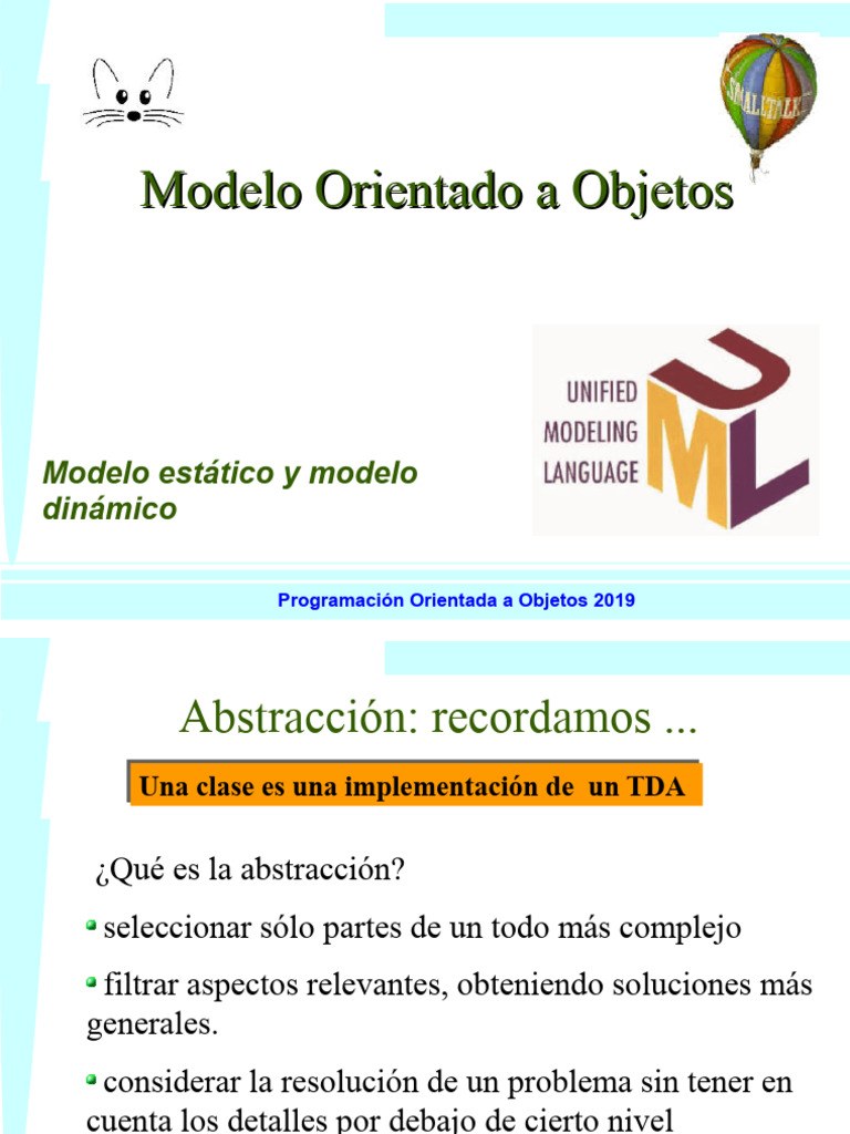 Clase04 Modelos 2019 | PDF | Lenguaje de modelado unificado | Objeto (informática)