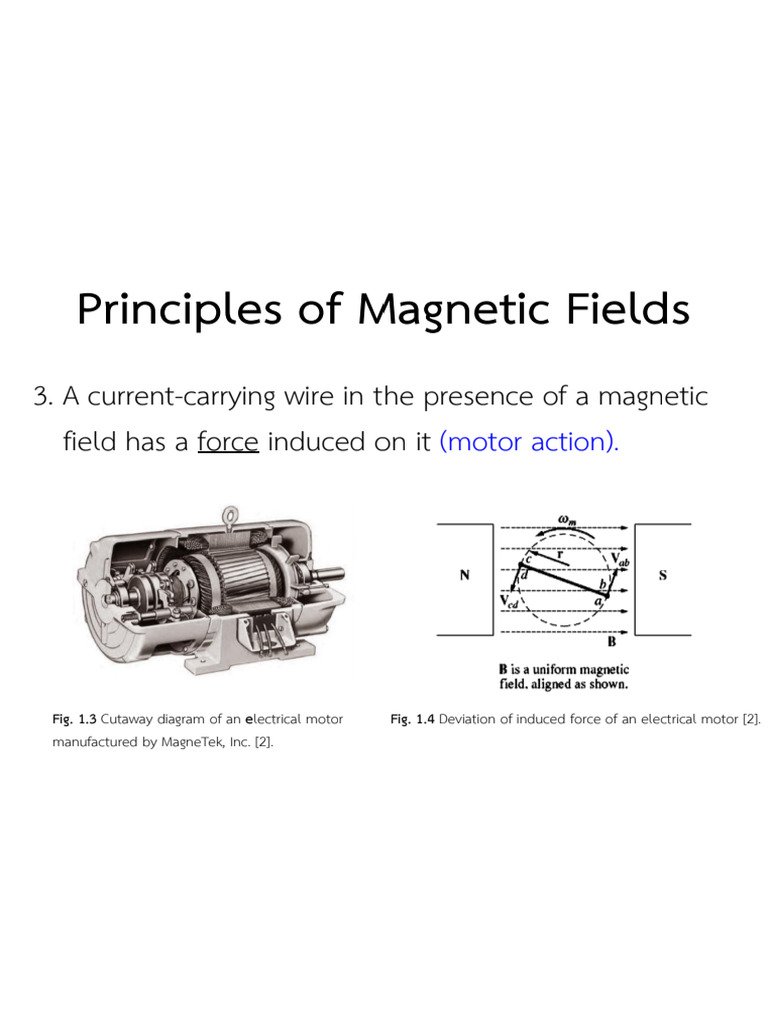 Principle of Magnatic Field | PDF