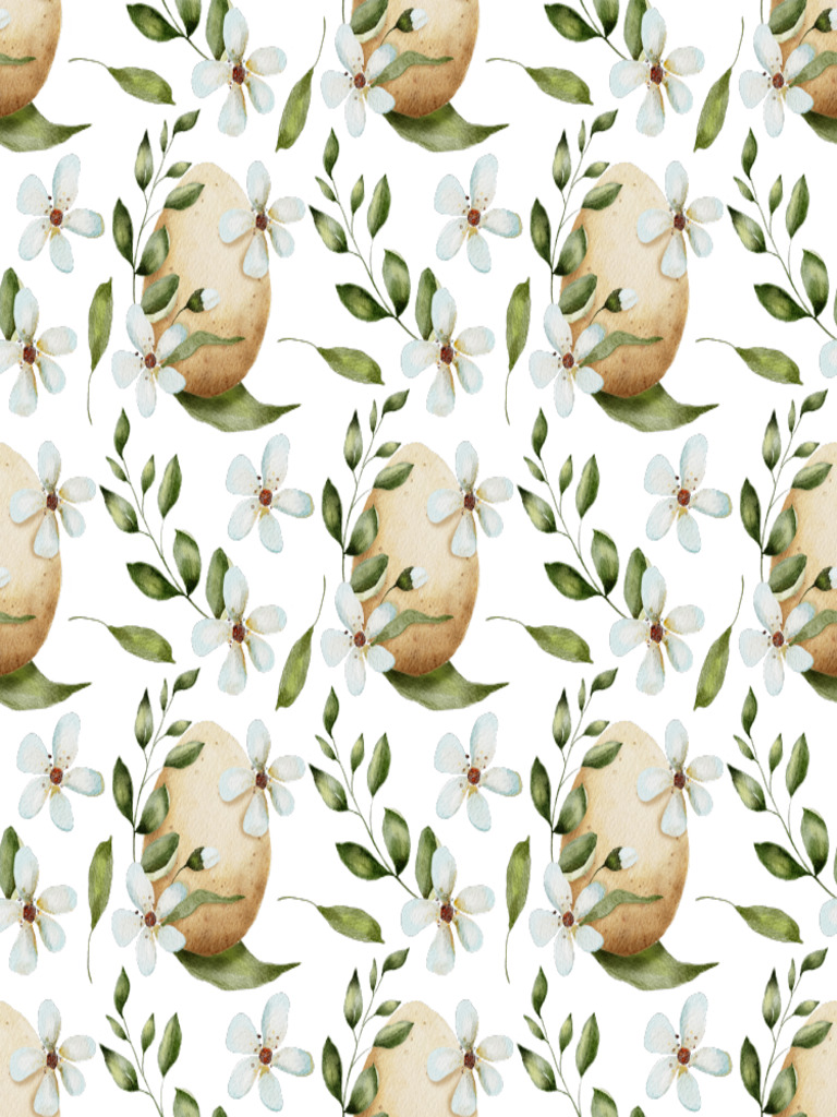 Floral Pattern Digital Papers | PDF