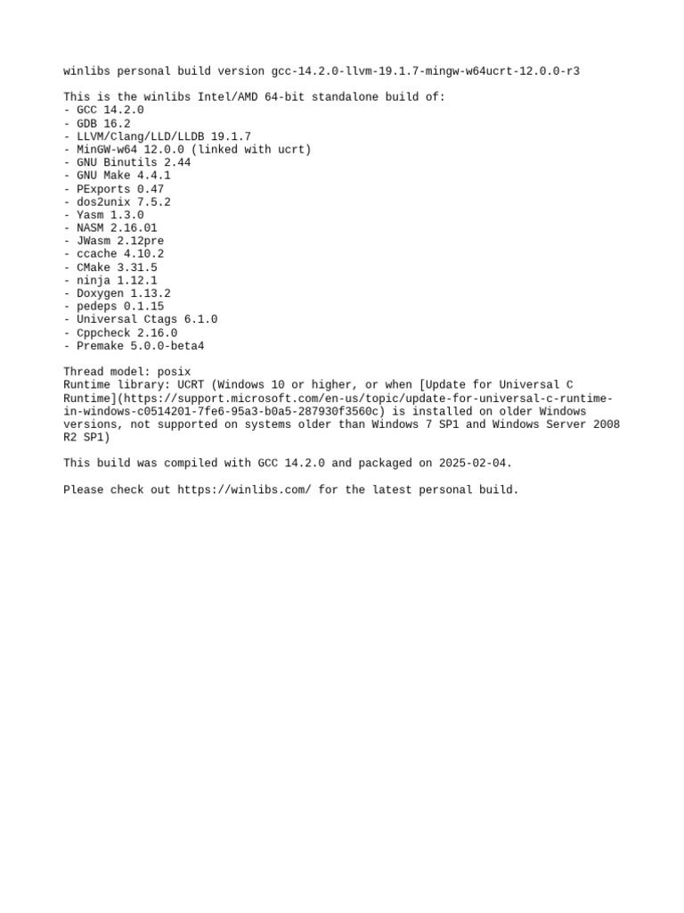 Version Info | PDF