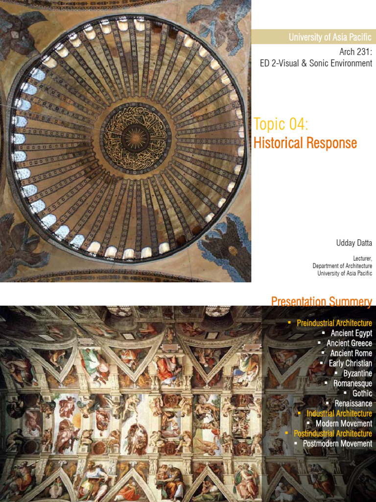 Historical Responses in Architecture | PDF | Gothic Architecture ...