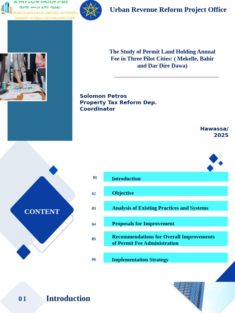 Permit Land Fee Study in Bahir Dar | PDF | Taxes | Revenue