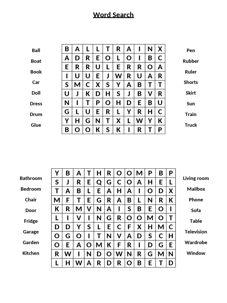 Fun Drama Elements Word Search | PDF