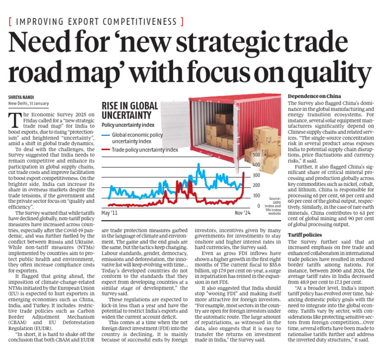 New Strategic Roadmap For Export Competitiveness | PDF | Foreign Direct ...