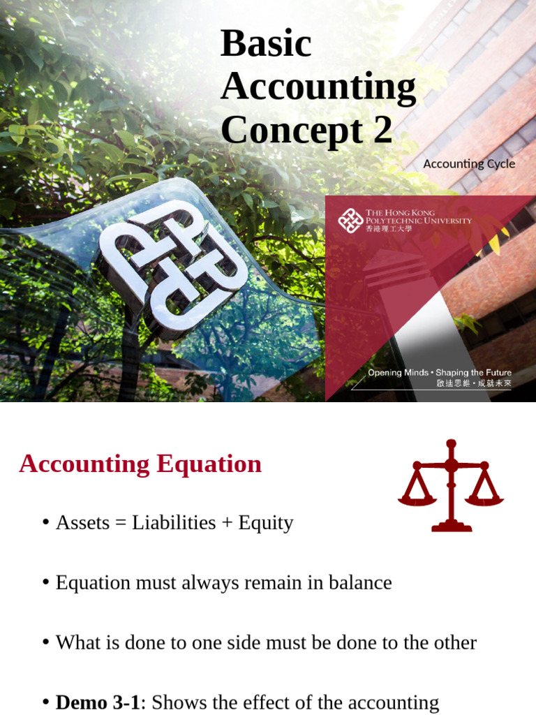 Basic Accounting Concept 2 | PDF | Debits And Credits | Deferral