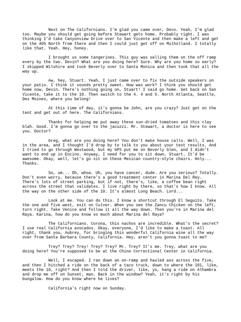 NoteGPT - The Californians - Stuart Has Cancer (Dress Rehearsal) - SNL ...