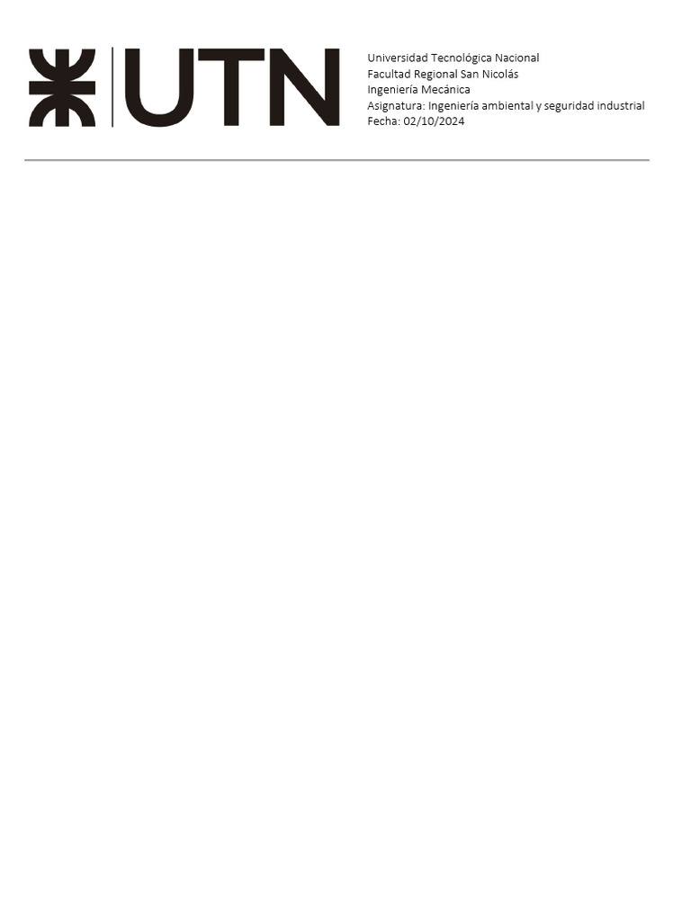 TP N°4 - Ingenieria Ambiental y Seguridad Industrial - Astellano, Barrios, Perez | PDF | ruido ...