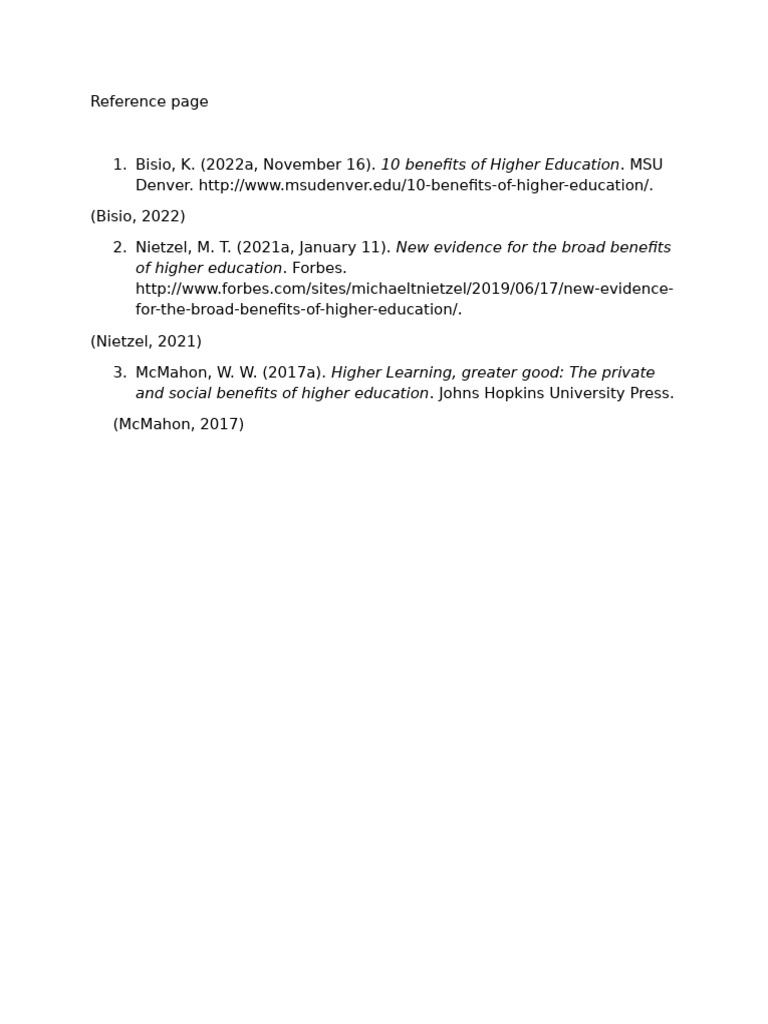 Reference Page | PDF