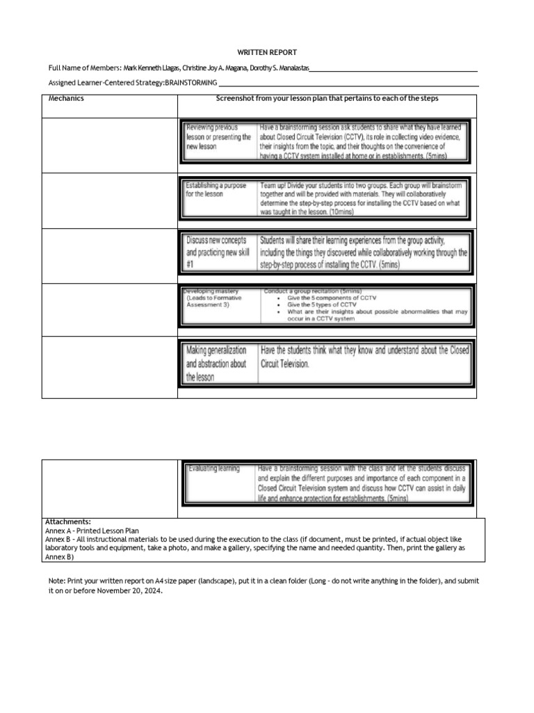 WRITTEN-REPORT-LMM | PDF