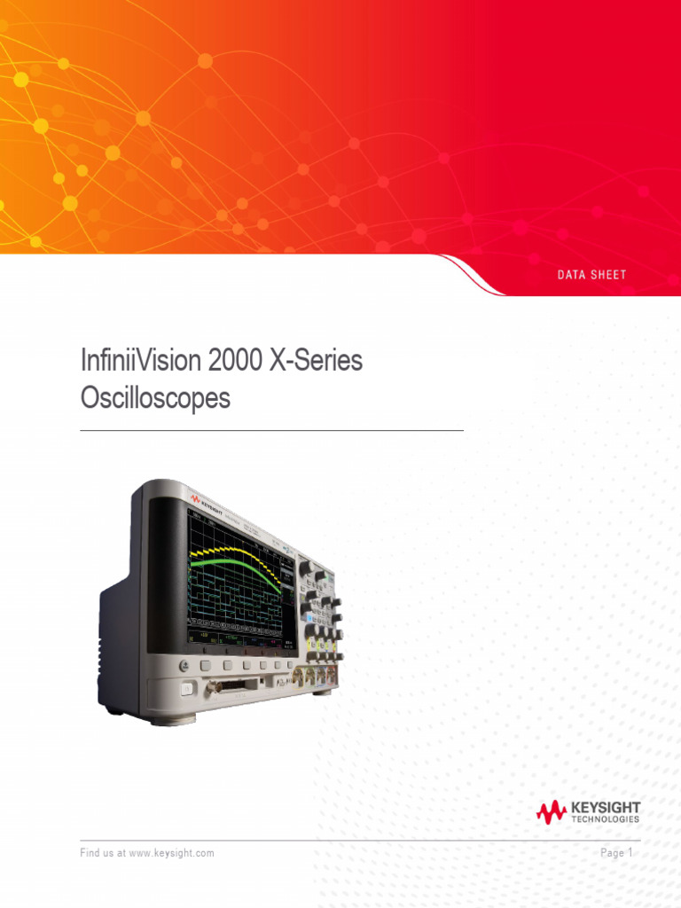 InfiniiVision 2000 X-Series Oscilloscopes | PDF | Amplitude | Computing