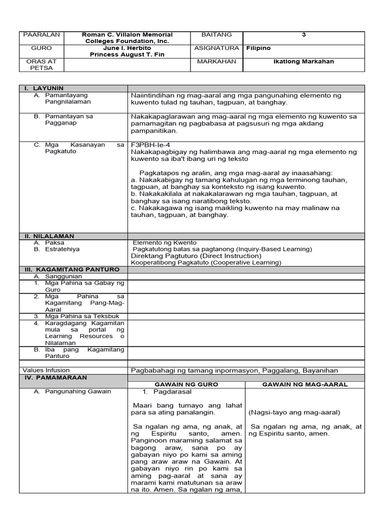 Herbito, June I. Fin, Princess August T. 3 | PDF