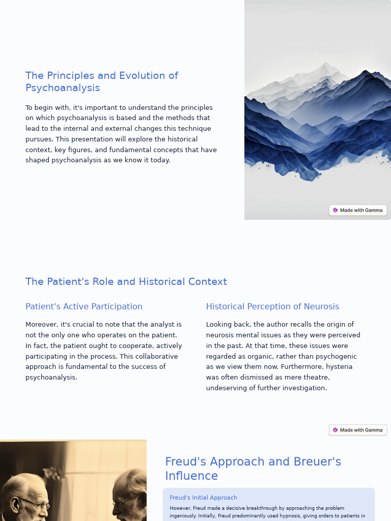 The Principles and Evolution of Psychoanalysis | PDF | Psychoanalysis ...