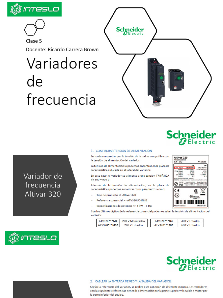Configuración de Variadores Altivar 320 | PDF