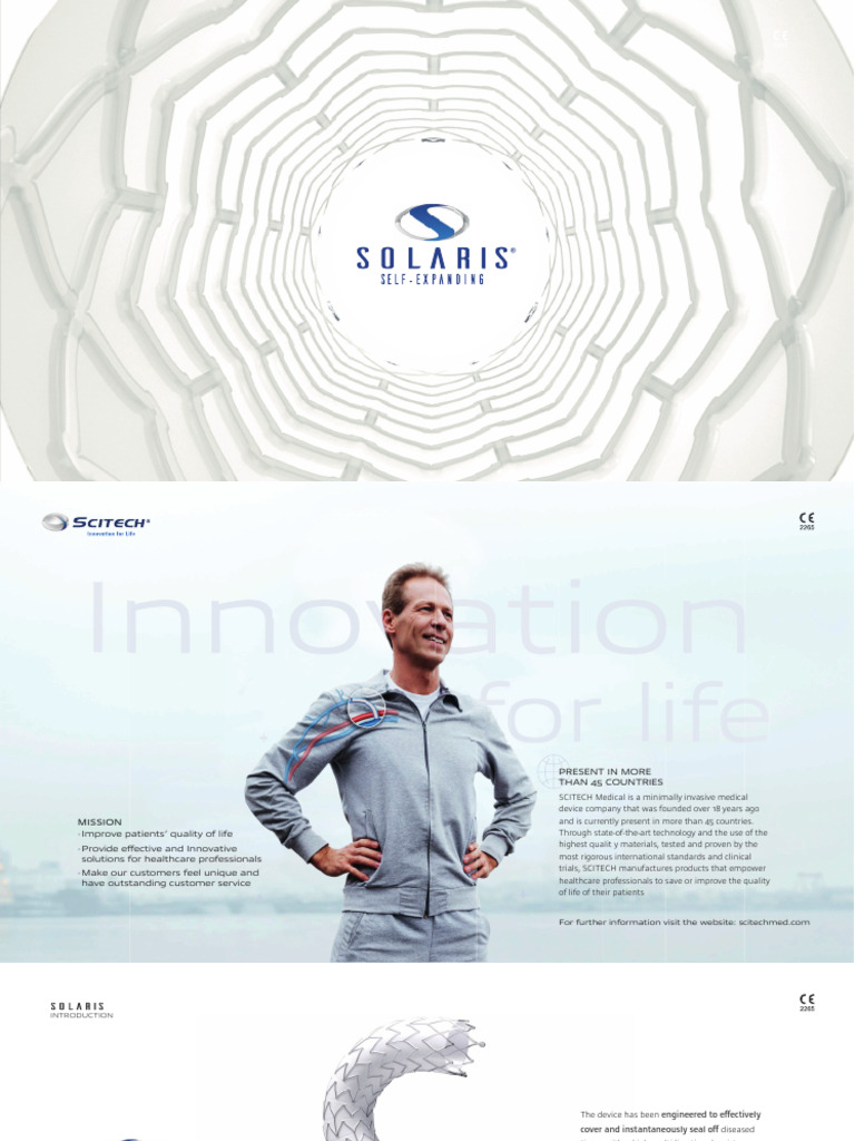 6-Solaris 8F CE Catalogue New Sizes | PDF | Vein | Stent