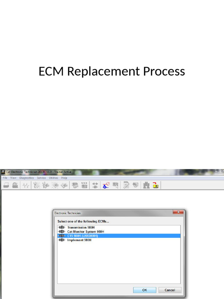 ECM Replacement Process | PDF
