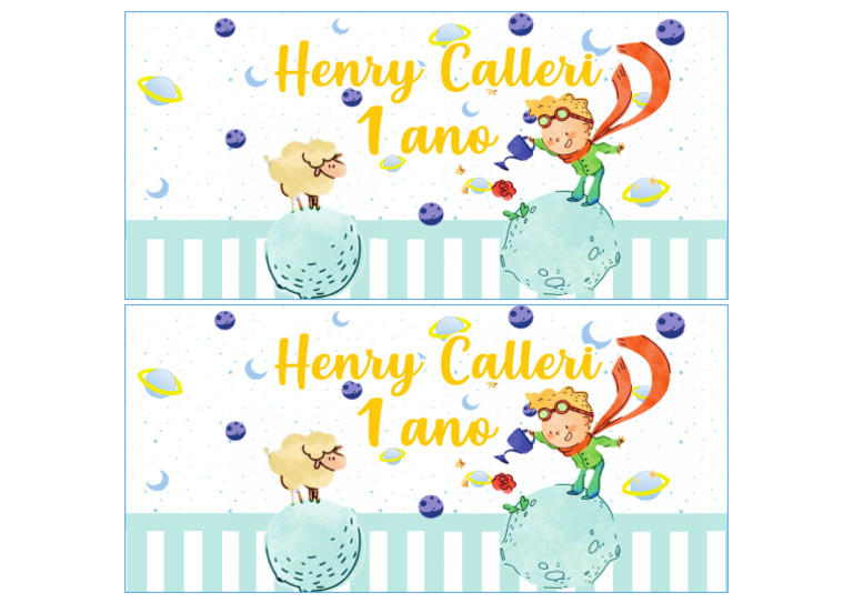 Cofre Pequeno Principe | PDF