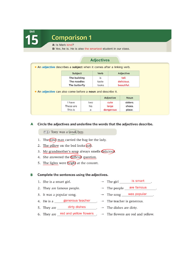 Đáp Án PBT Comparison 1 3A1 | PDF