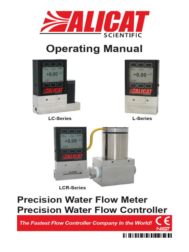 MFM Alicat LF Liquid_Flow_Meter_Controller_Manual | PDF | Electronics ...