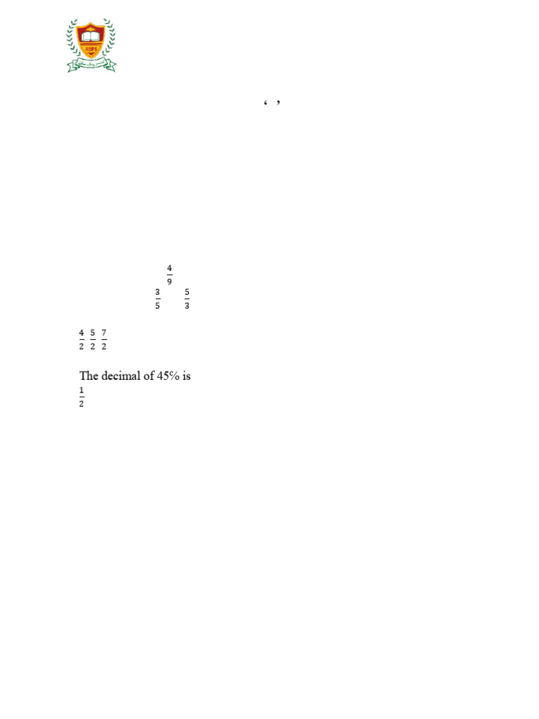Class 5 Mathematics Grand Test of Annual Examination 2024-2025 | PDF ...
