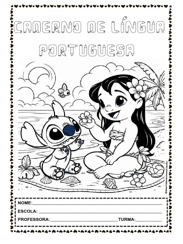 Capas de Caderno Lillo e Stithch (1) - Compactado-5 | PDF