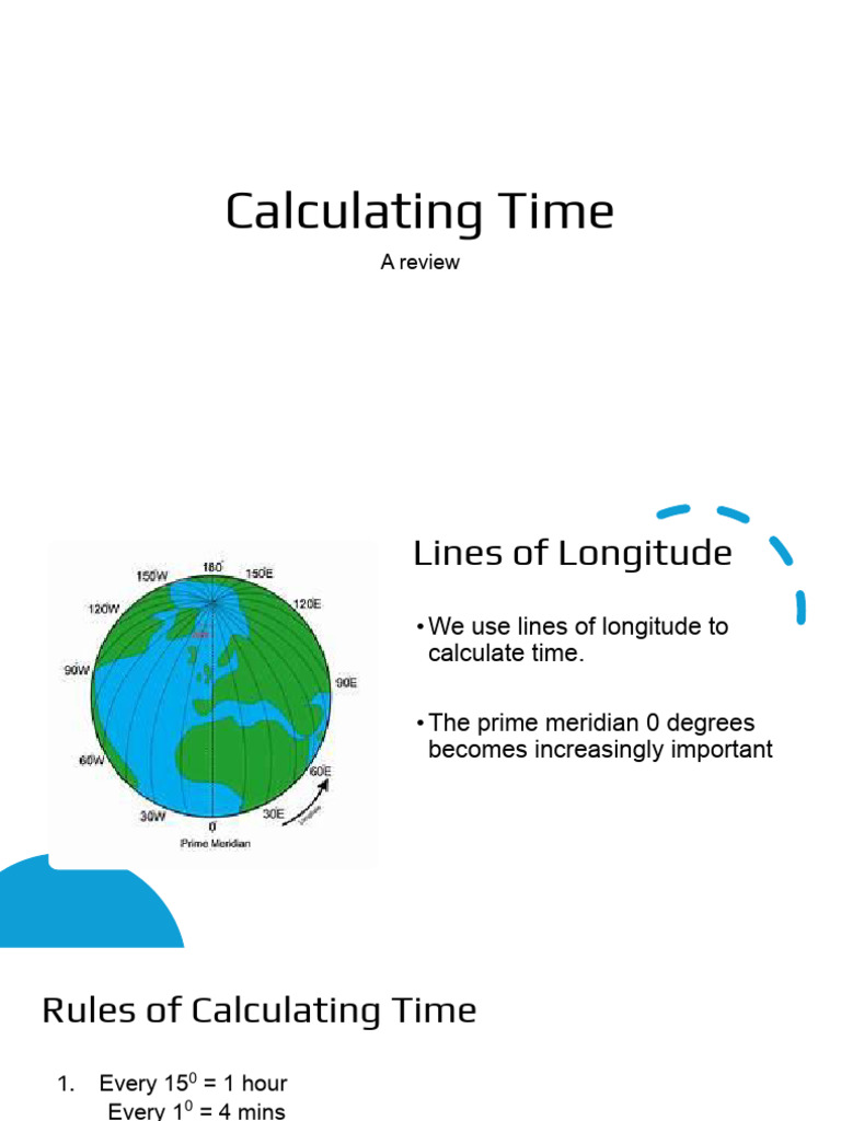 Calculating Time Rules and Steps | PDF