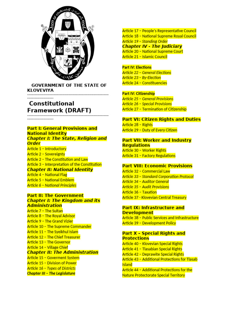 Constitutional Framework | PDF | Constitution | Citizenship