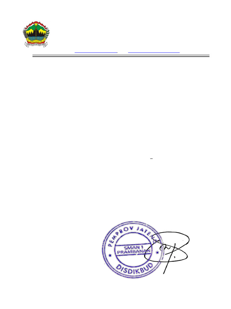 Surat Pemberitahuan PSTS Genap | PDF