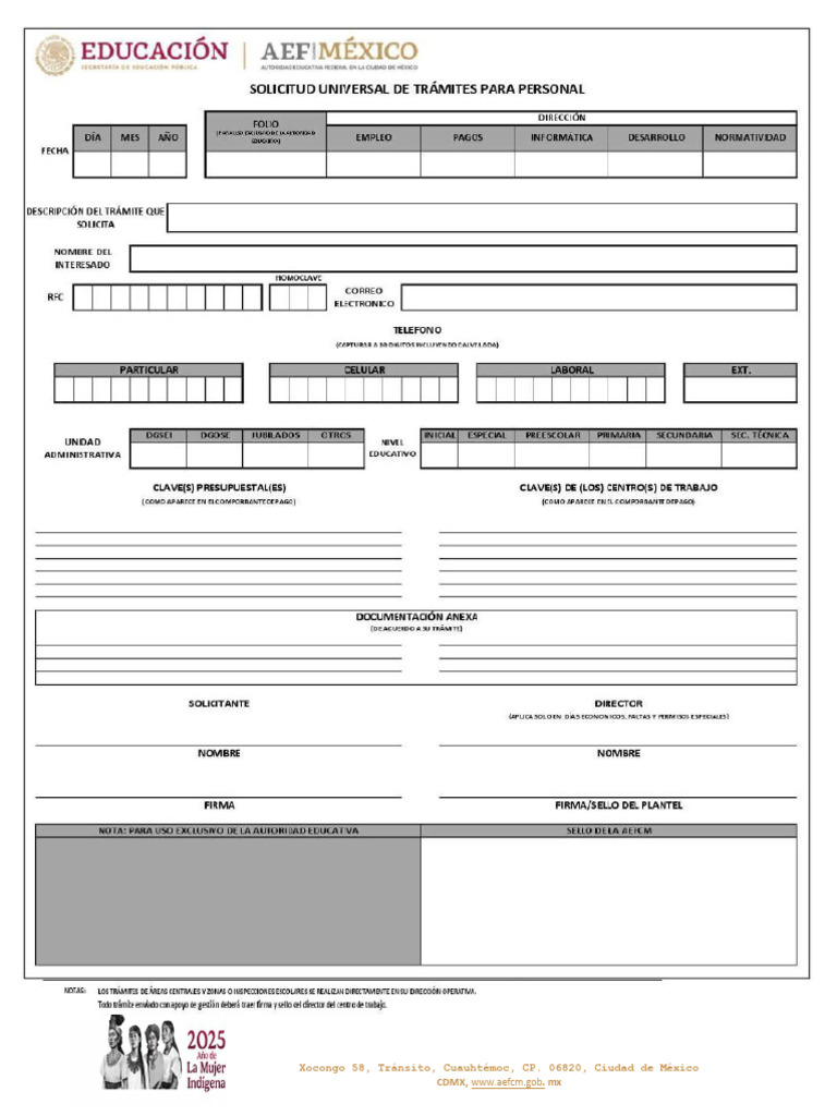 Formato Universal 2025-1 | PDF