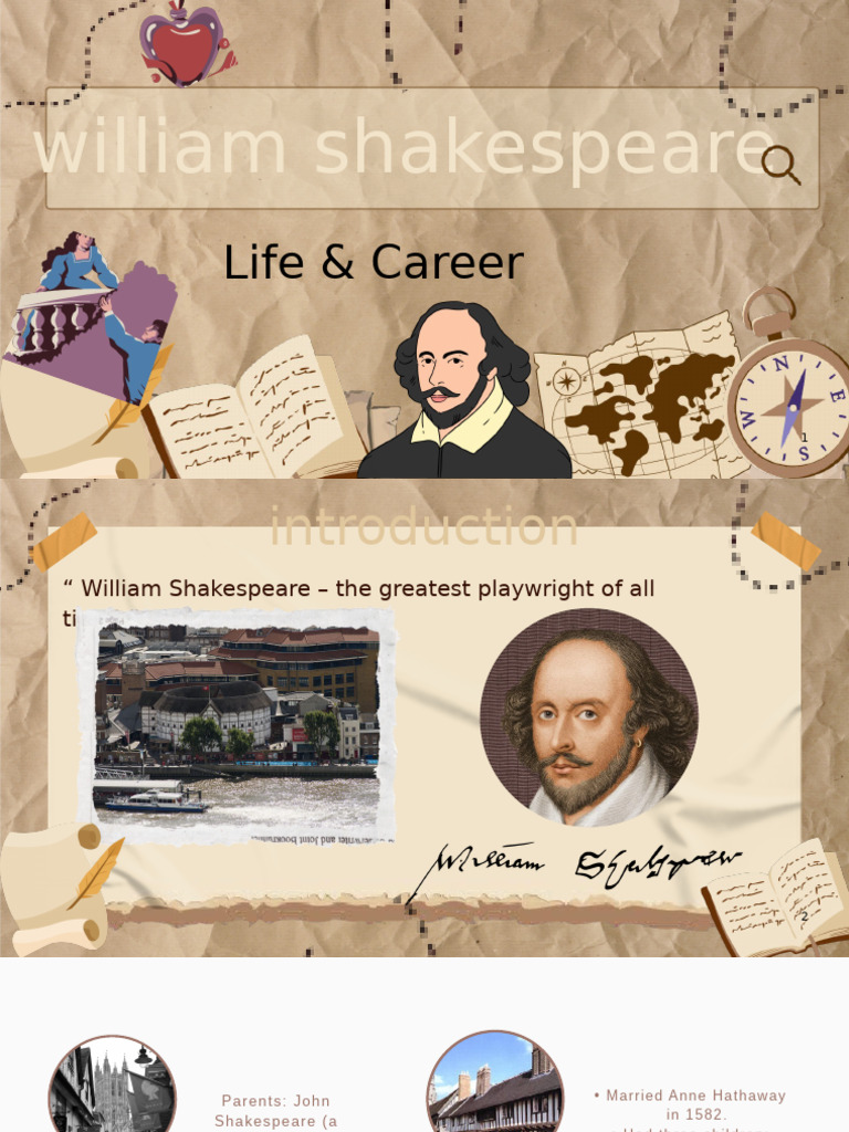 Shakespeare: Life and Career Overview | PDF | William Shakespeare | Theatre