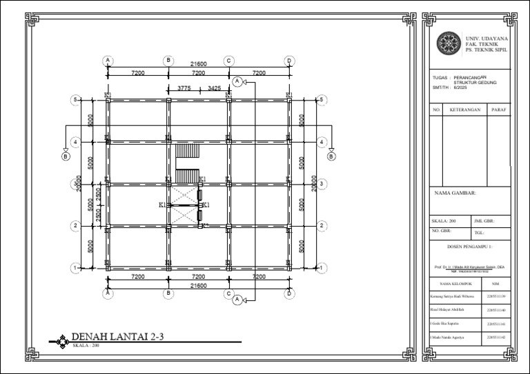 DENAH-Model.pdf 2 A3 | PDF
