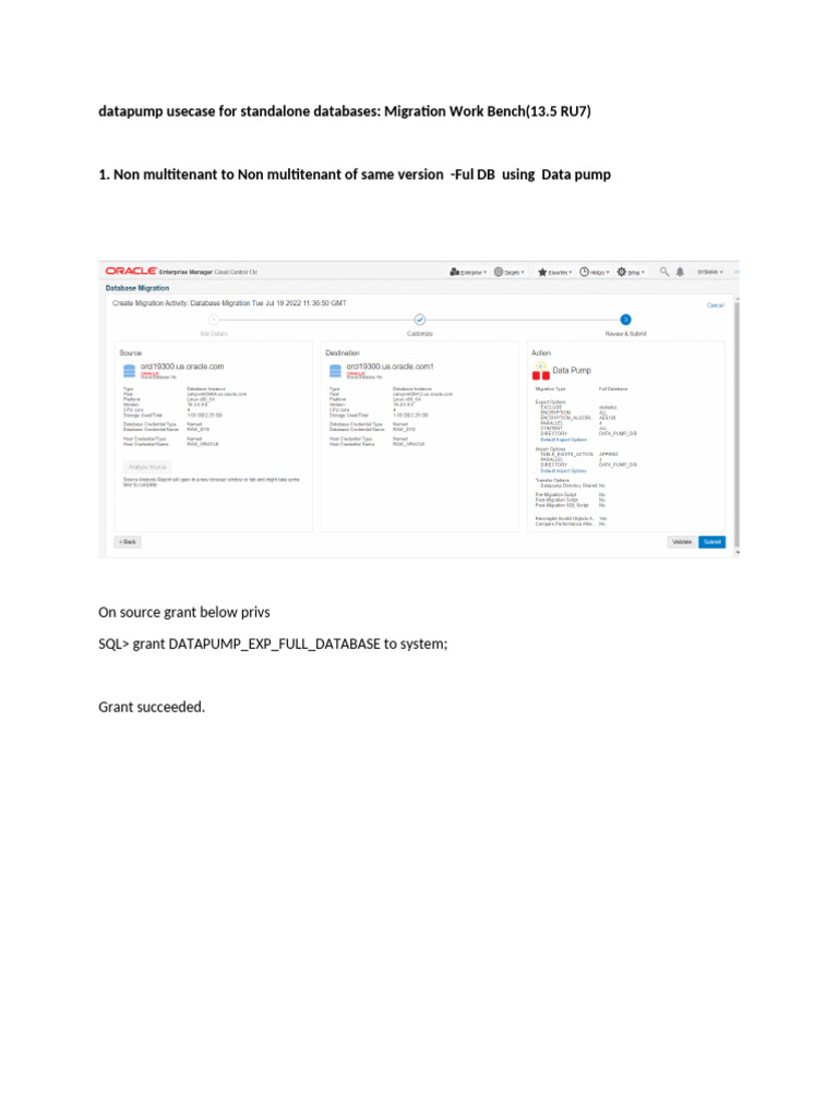 Non Multi To Non Multi - Standalone | PDF | Table (Database) | Database Schema