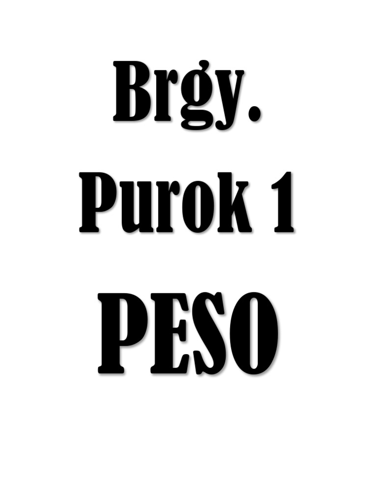 Brgy | PDF