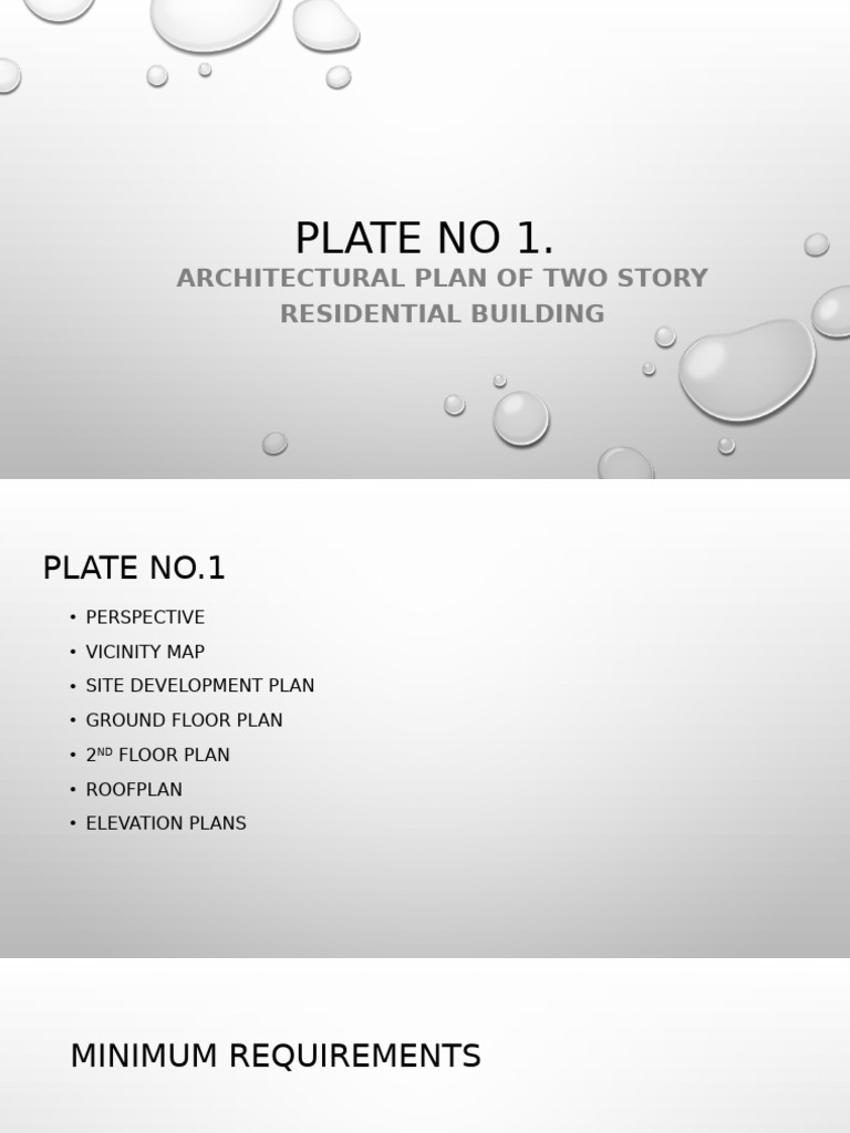 Two-Story Residential Building Plans | PDF
