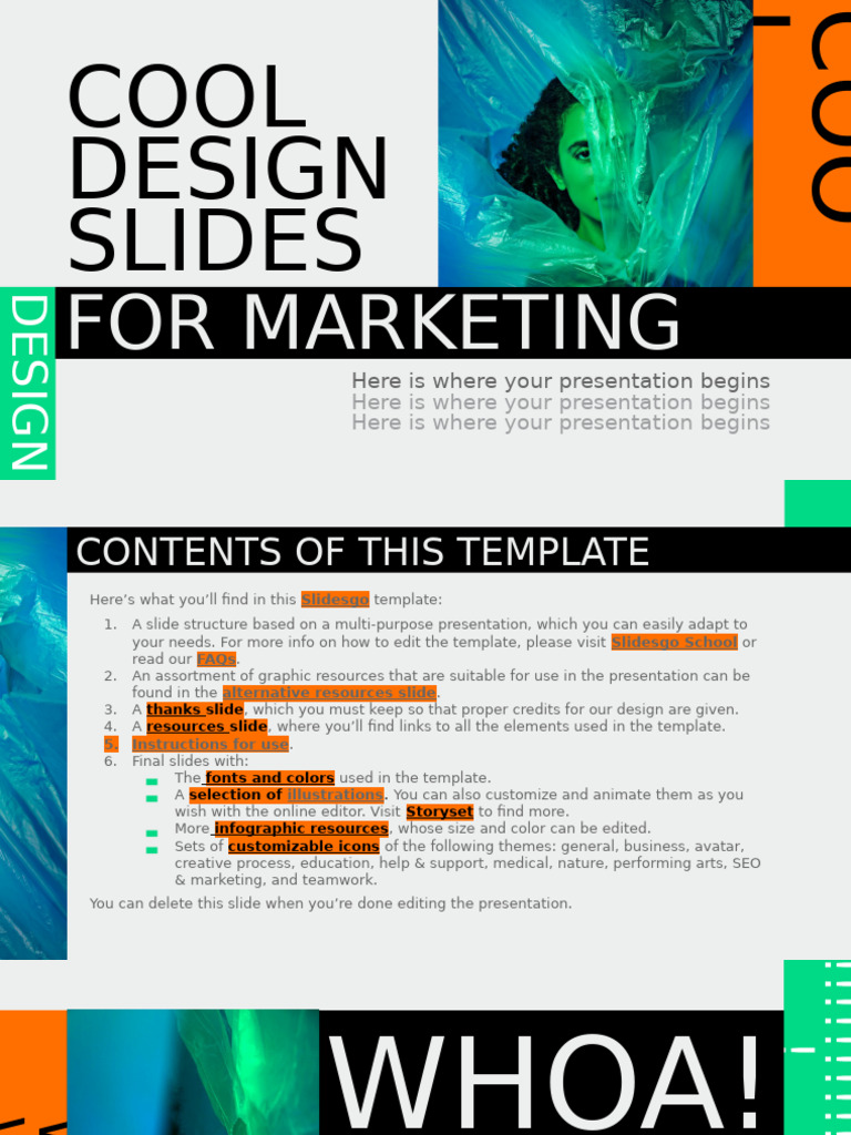 Cool Design Slides For Marketing by Slidesgo | PDF | Planets | Jupiter
