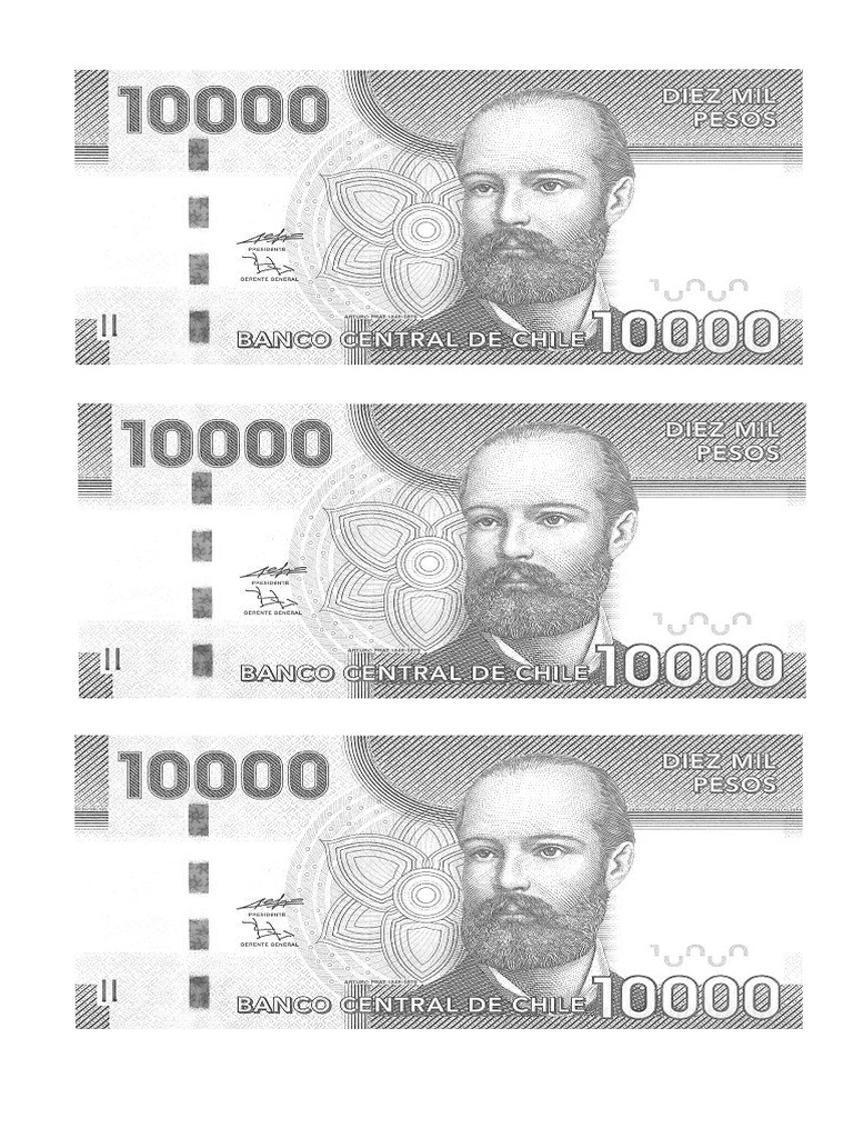 Billetes de 10 Mil para Colorear | PDF