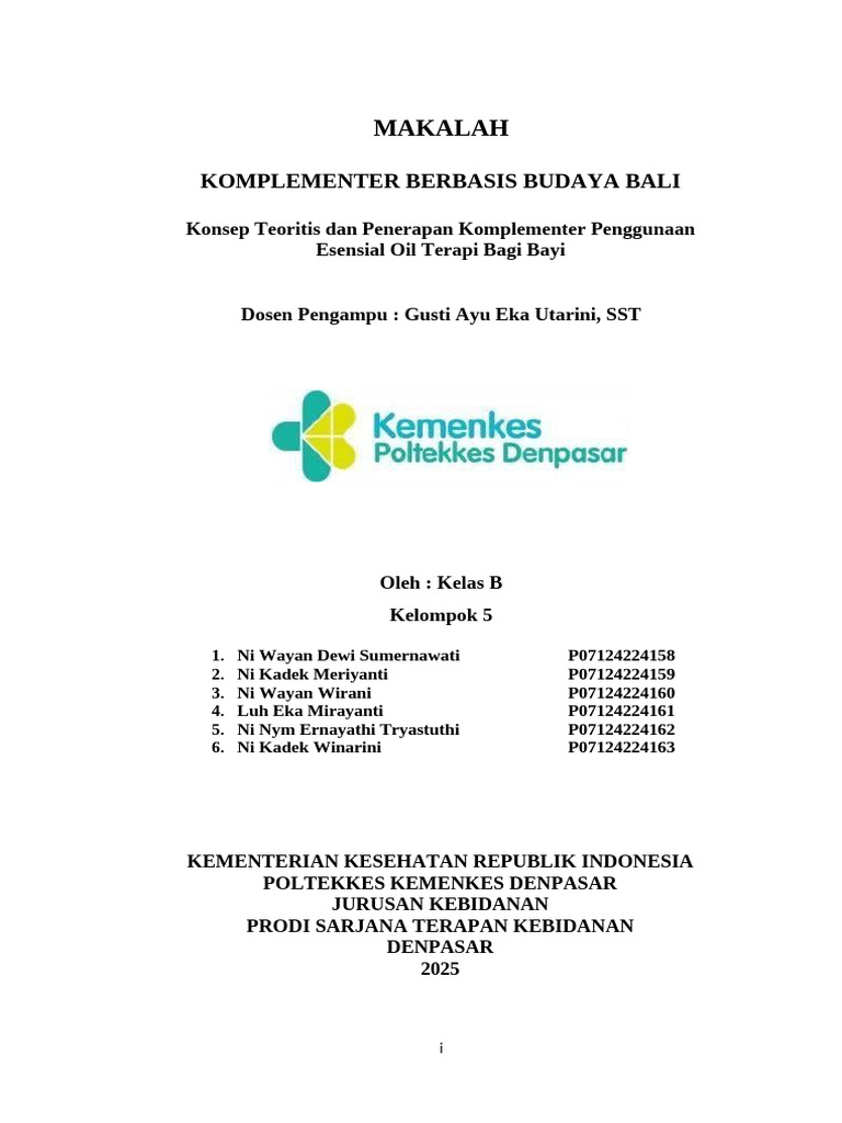 MAKALAH KLP 5 Esensial Oil | PDF