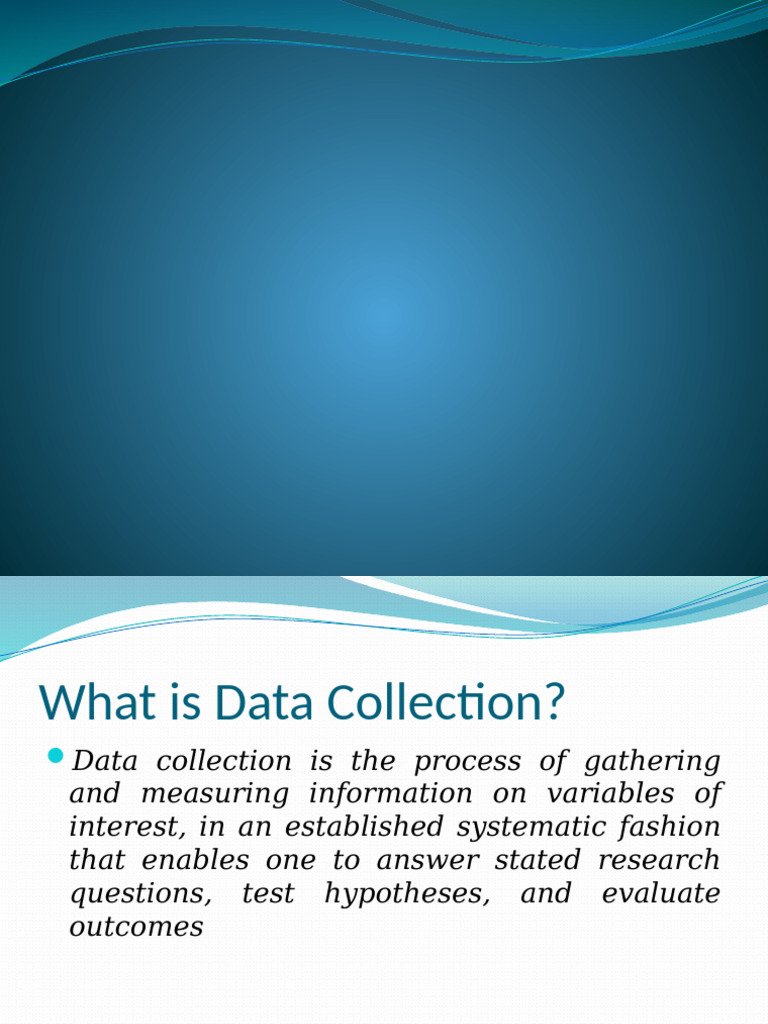 Tools of Data Collection | PDF | Survey Methodology | Quantitative Research