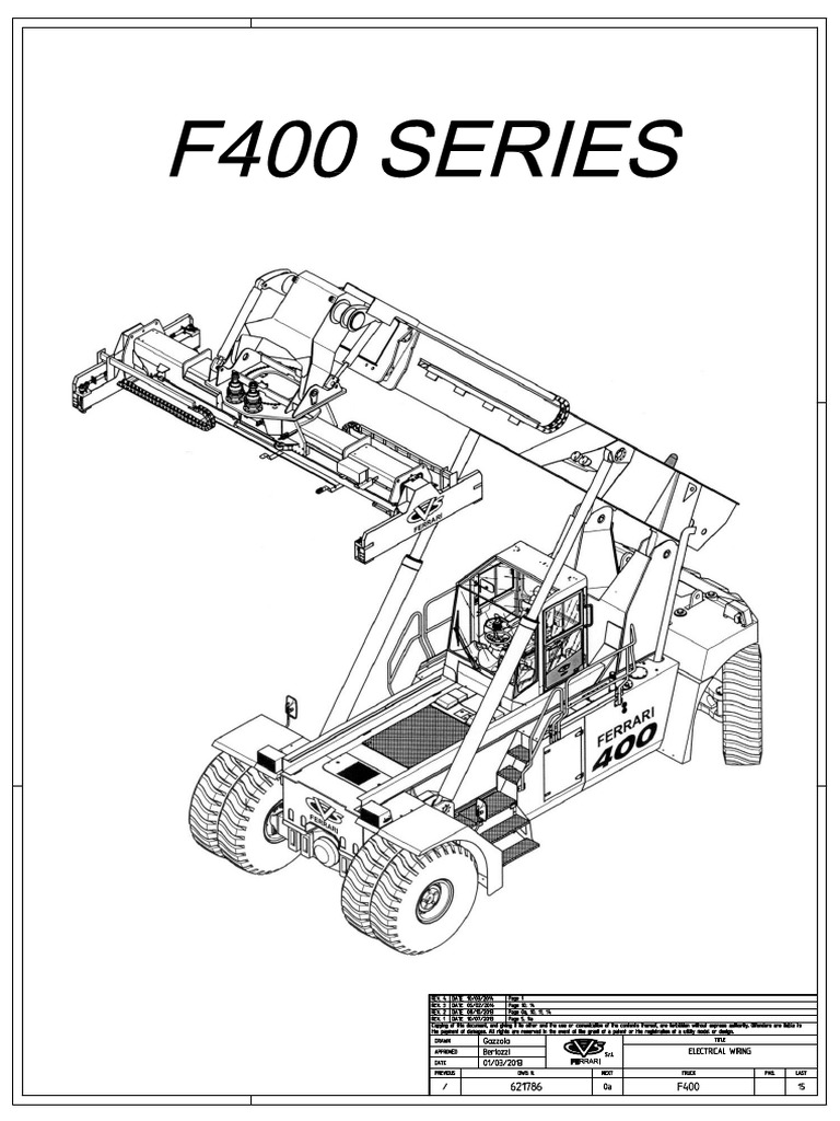 Reach Stacker Wiring Diagram Guide | PDF