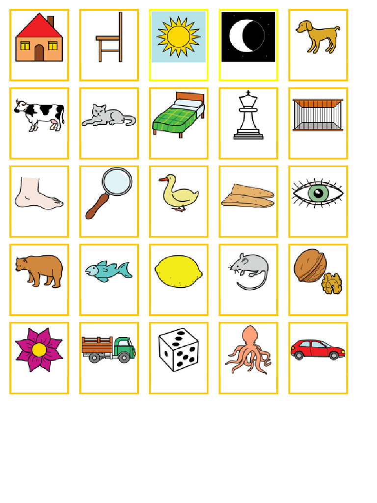 Palabras Bisilabicas y Monosilabicas | PDF