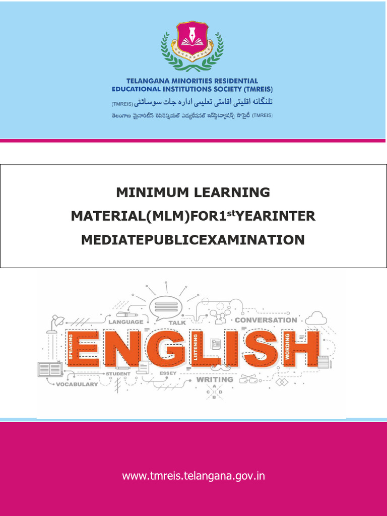 English MLM 1st Year (2025) | PDF