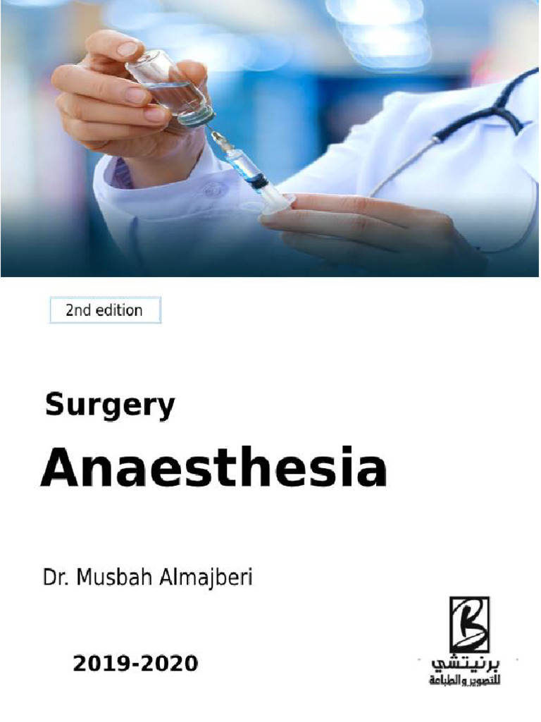 DR Musbah Almajberi Anesthesia | PDF | Anesthesia | Clinical Medicine