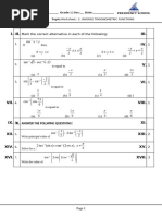 Class IX Heron's Formula Worksheet | PDF | Area | Triangle
