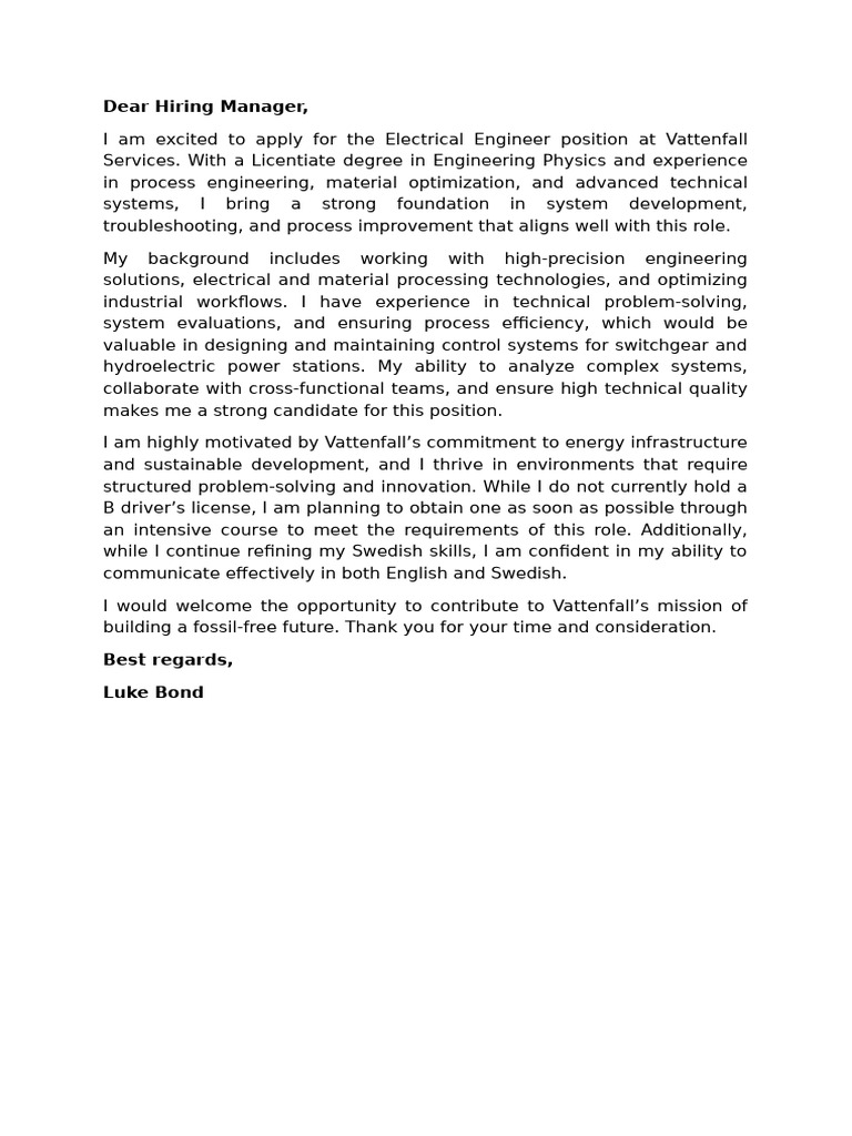 Electrical Engineer | PDF